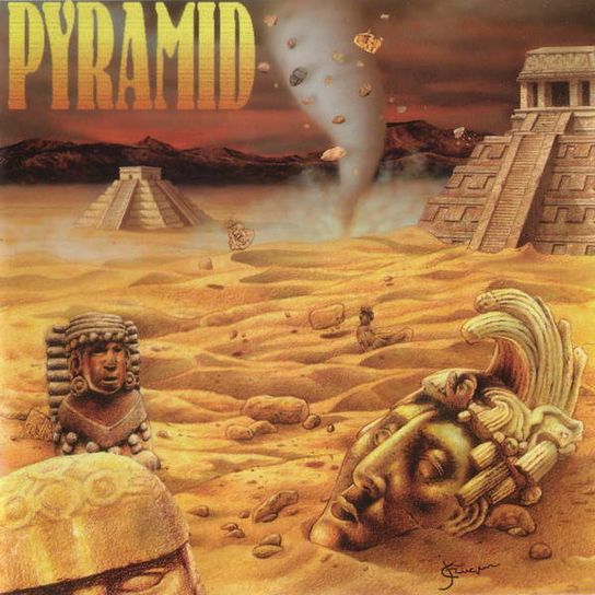 Metal Album Covers Featuring Large Pyramids or Pyramidal Structures